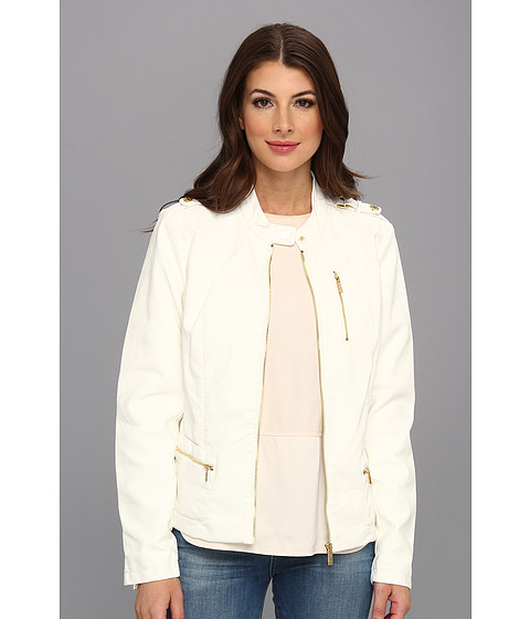 UPC 885719503918 - Calvin Klein Women's Tab Cuff Faux Leather Jacket ...